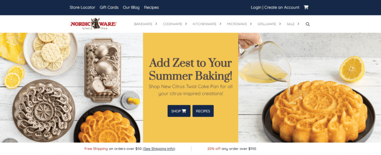 15+ Best Kitchenware Website Design Inspiration - ColorWhistle