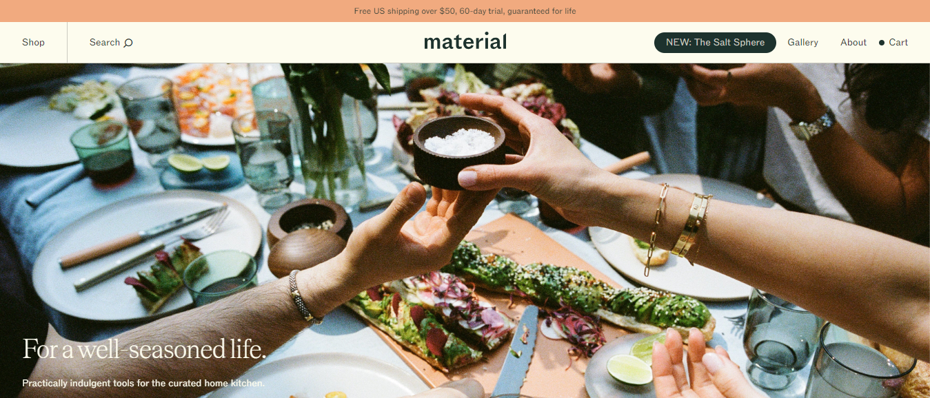 15+ Best Kitchenware Website Design Inspiration - ColorWhistle
