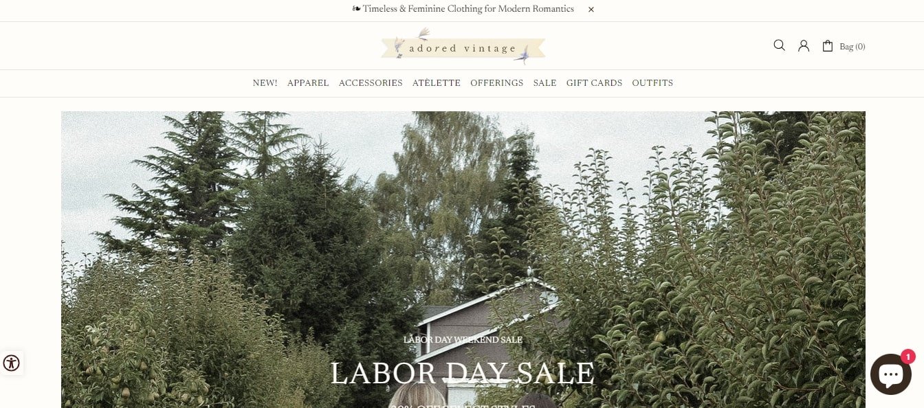 Shopify Store Design Inspirations for Clothing Brands